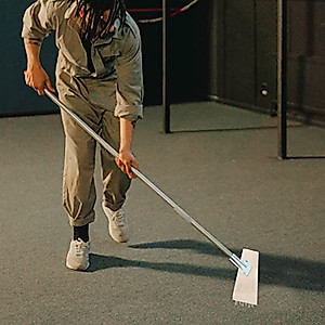 Moss Removal Brush Roof Brush: Moss Cleaner Wire Brush Decking Cleaner Remover for Cracks Flagstone Concrete Pavements Bricks Hoe