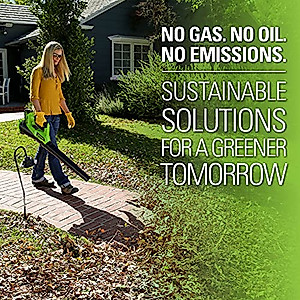 Greenworks 40V Cordless String Trimmer and Leaf Blower Combo Kit, 2.0Ah Battery and Charger Included