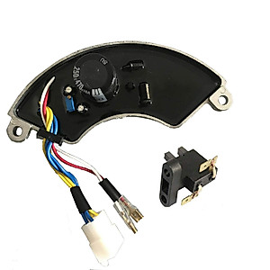 Shnile Single Phase Voltage Regulator AVR Compatible with Honda GX340 GX390 470uF 188F 190F 5KW 5.5KW 6.5KW Gas Generator Homelite BM10680 BM10680S BM907000 290440008 290440012