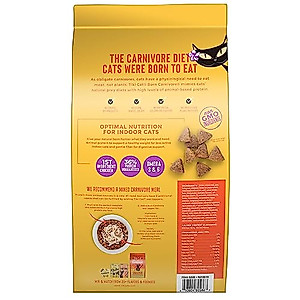 Tiki Cat Born Carnivore Indoor Health Non-GMO, Chicken and Turkey Meal Recipe 3 lbs.