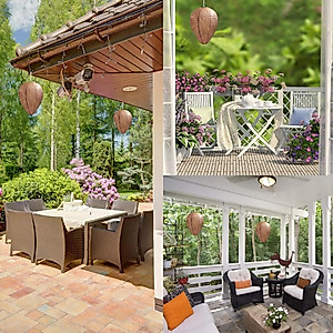 4-Pack Waterproof for Hanging Decorations on Patio, Outdoors