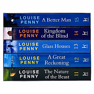 Chief Inspector Gamache Book Series 11-15 Collection 5 Books Set (The Nature of the Beast, A Great Reckoning, Glass Houses, Kingdom of the Blind, A Better Man [Hardcover])