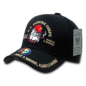 Rapiddominance Bulldog The Legend Military Cap, Black