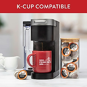 SAN FRANCISCO BAY SF Coffee OneCUP /Dark Roast Compostable Coffee Pods, K Cup Compatible Including Keurig 2.0 (Packaging May Vary), French Roast, 80 Count (Pack of 1)