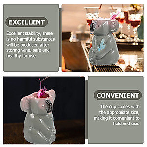 Beer Mug Expresso Coffee Cup Fun Drinks Cup Koala Shaped Ceramic Cup Personalized Tiki Cup Cup Drink Mug Champange Glasses Beer Mug Expresso Coffee Cup