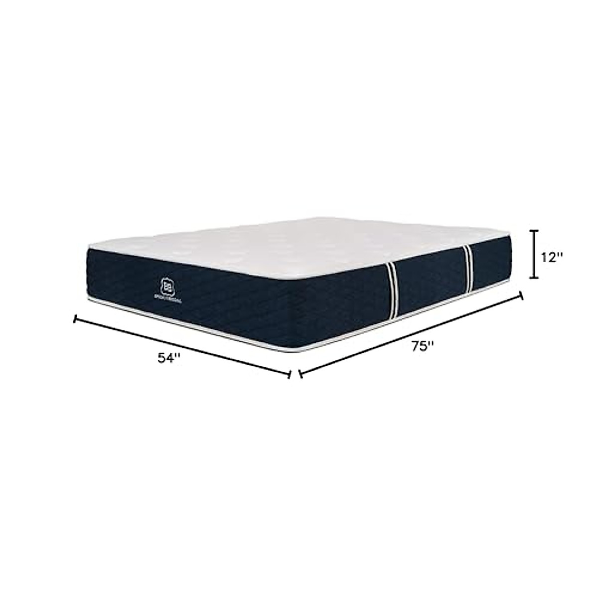 Brooklyn Bedding Signature 11" Hybrid Mattress with Pressure Relieving Foam, Full Firm
