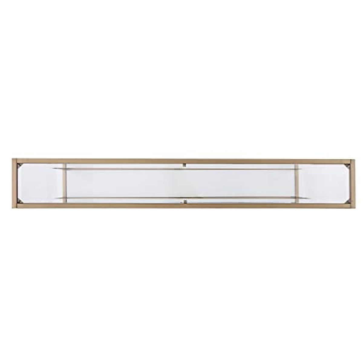 Southern Enterprises Bergen Narrow Metal Console Table, gold