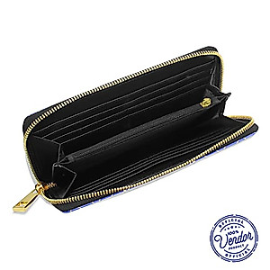 BBGreek Sigma Gamma Rho Sorority Paraphernalia - Vegan Leather Zip Wallet - 1922 - Official Vendor