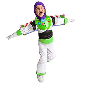 Disney Store Official Boys Dress Up Costumes for Play (Buzz Lightyear from Toy Story) - Premium Costumes for Kids, Cosplay for Children - Size 5/6