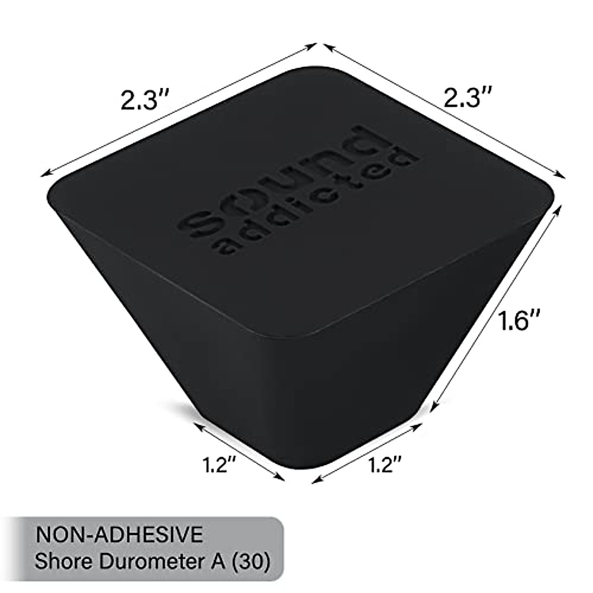 Sound Addicted SubCone Isolation Feet - Improve Subwoofer and Speaker Performance, can Sustain up to 165lb (4-Pack) Non-Adhesive