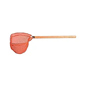 Frabill Wooden Bait Net | Premium D-Shaped Minnow Net | Hoop Size 6" x 6"