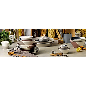 Royal Doulton Plenty Pasta Bowl Set of 4, 9.2", Mixed Colors