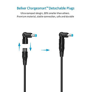 Belker 90w Universal Laptop Charger AC Adapter for Hp Dell Toshiba IBM Lenovo Acer Asus Samsung Sony Fujitsu Notebook Ultrabook with 5V 2A Fast Charging USB Port