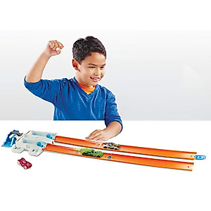 Hot Wheels Track Builder 2-Lane Launcher Playset
