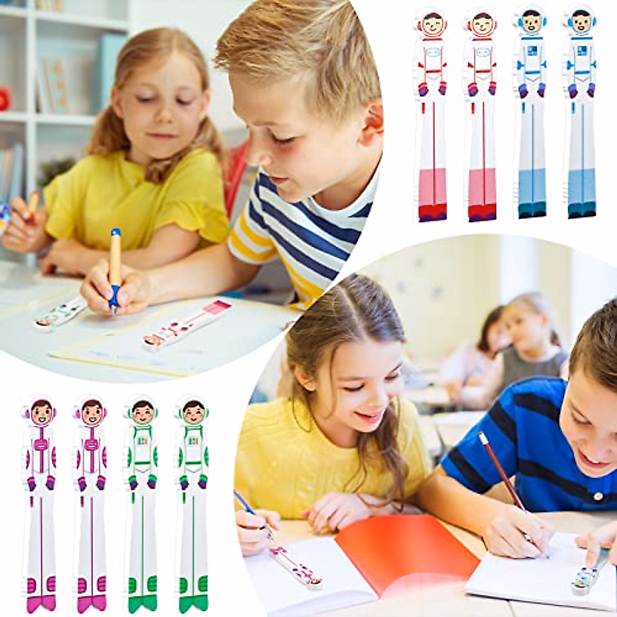 32 Pieces Spaceman Writing Tools Spacers for Writing Spaceman Handwriting Spacer Tool Classroom Management Tools for Students to Learn Proper Word Spacing