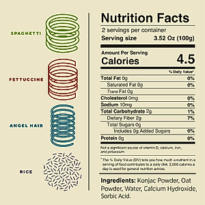 It’s Skinny Spaghetti — Healthy, Low-Carb, Low Calorie Konjac Pasta — Fully Cooked and Ready to Eat Shirataki Noodles — Keto, Gluten Free, Vegan, and Paleo-Friendly (6-Pack)