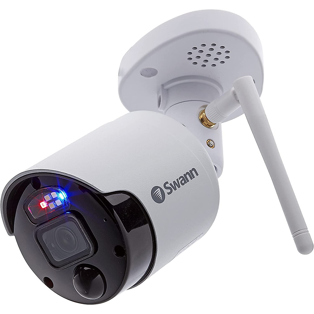 Swann NVW-800CAM 4K WiFi IP Digital Still Image Video Camera with Flashing Lights & Siren - 1 Pack