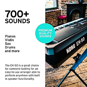 Korg, 61-Key Keyboards & Pianos (EK50)