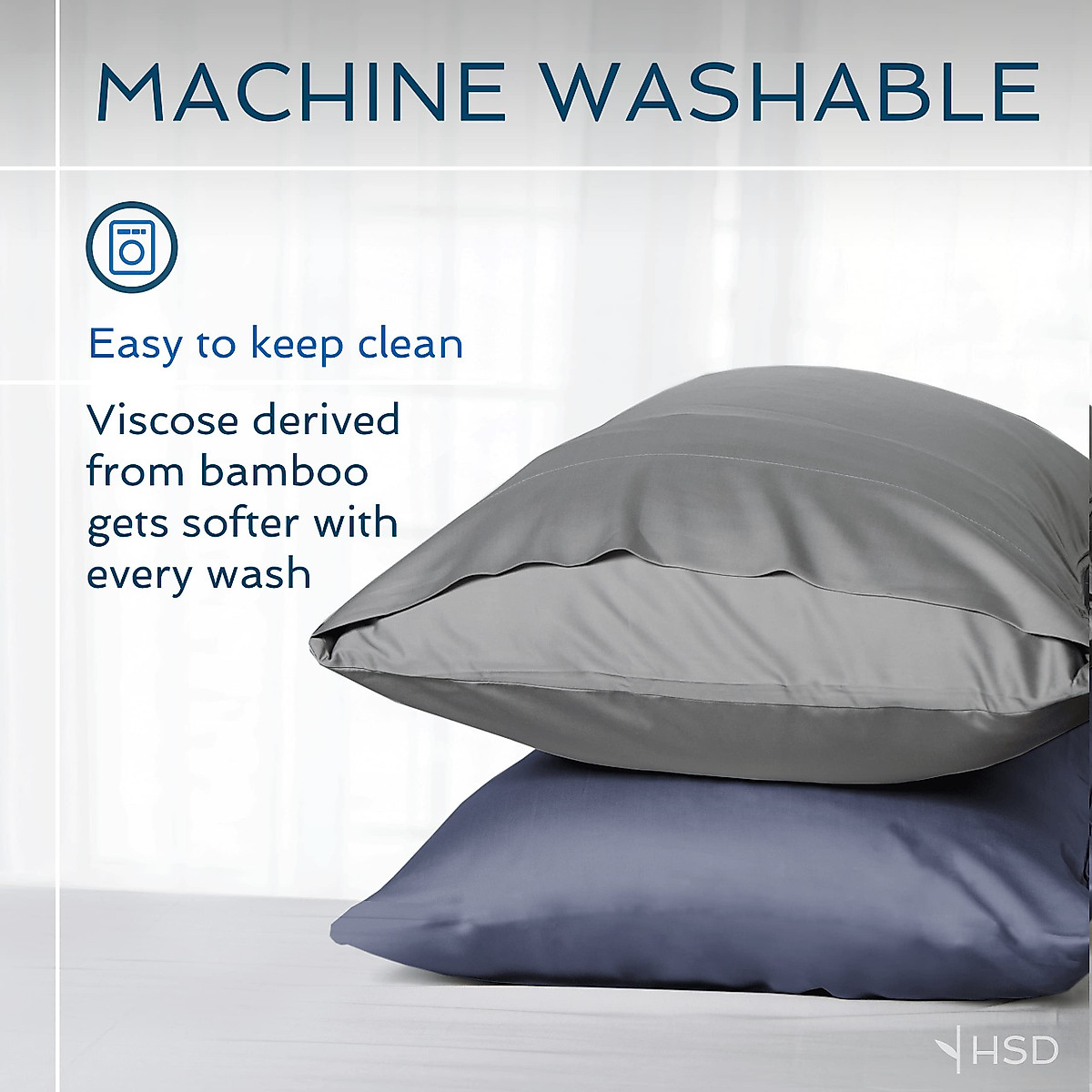 Hotel Sheets Direct 3 Piece Full Size Duvet Cover Set, 100% Viscose Derived from Bamboo Comforter Cover with 2 Pillow Shams, Moisture-Wicking, Silky Soft Texture, Cooling, Breathable, Easy Care, White