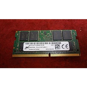 8GB DDR4 2133MHZ PC4-17000 260-PIN NON-ECC UNBUFFERED DUAL RANK 1.2V SODIMM NOTEBOOK MEMORY MTA16ATF1G64HZ-2G1A2