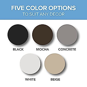 Lexicon Quartz Composite Rectangle Vanity Sink - Black