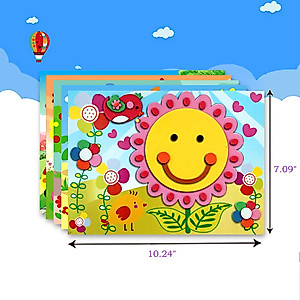 3D EVA Foam Stickers for Toddlers Large Size DIY Cartoon Animal Painting Stickers Preschool Art Class Drawing Sticker Puzzle Art Craft Kit for Kids Boys Girls Age 4-8(20PCS)­