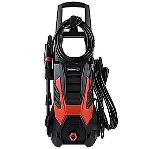 Stalwart Electric Powered Pressure Washer Electric Powered, 2000 PSI (Power Washer for Cleaning Driveways, Patios, Decks, Cars and More), Red