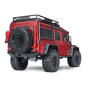 Traxxas 1/10 Scale TRX-4 Scale and Trail Crawler with 2.4GHz TQi Radio, Red