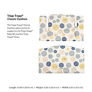 Tripp Trapp Classic Cushion, Soul System - Pair with Tripp Trapp Chair & High Chair for Support and Comfort - Machine Washable - Fits All Tripp Trapp Chairs