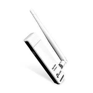 TP-Link Nano USB Wifi Dongle 150Mbps High Gain Wireless Network Adapter for PC Desktop and Laptops. Supports Win10/8.1/8/7/XP Linux 2.6.18-4.4.3, Mac OS 10.9-10.15 (TL-WN722N)