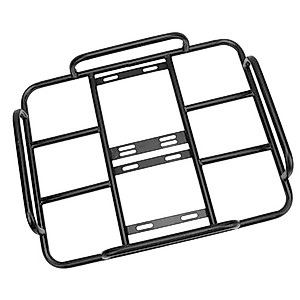 Jiawu Food Delivery Box Rack Rear Grille, Delivery Food Bag Rack Universal for Electric Bike Motorcycle, Strong Bearing Delivery Box Rack for Top Box Food Delivery Bag