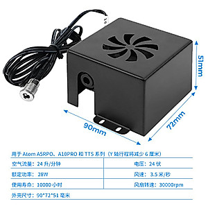 Twotrees Air Assist for Laser Engraver - Durable Adjustable Speed air Pump for Engraver with for Twotrees TTS 25 TTS55 TTS10 TTS55 Pro TTS10 Pro Laser Engraver.