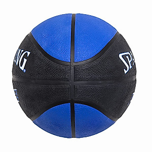 Spalding Force Basketball, Black and Blue, 7