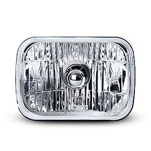H6054 Nokya Sealed Beam Replacement Headlight 7x6" (200mm) One Pair SAE/DOT NOK2212S