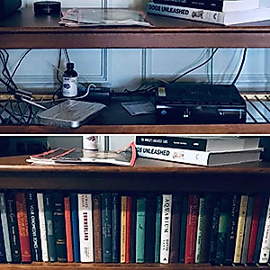 Covogoods CovoBox— Original Hidden Storage Secret Book Box Electronics Hider | Hide Router, Cable, Modem, Cords, Plugs, Outlets, Money, Docs, Jewelry | Made with Real Used Hardcover Books [Tops OFF]