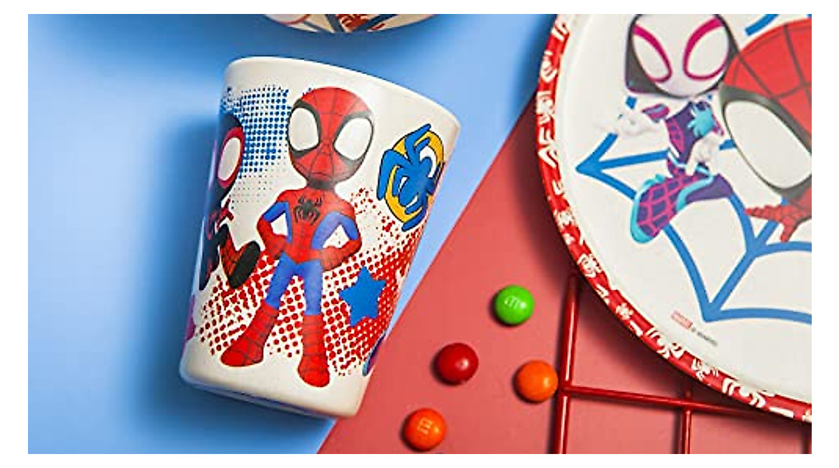 Marvel Spider-Man Dinnerware Set for Kids - Fun & Durable