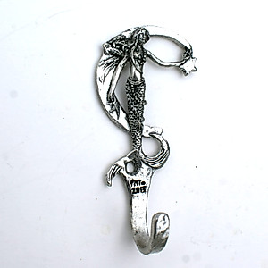 Mermaid Hook for Wall Hang Towels,Purses,leashes,Clothes,Tools and More