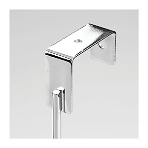 iDesign Classico Metal Over the Door Organizer, 3-Hook Rack for Coats, Hats, Robes, Towels, Jackets, Purses, Bedroom, Closet, and Bathroom, 5" x 8.2" x 12.5", Chrome