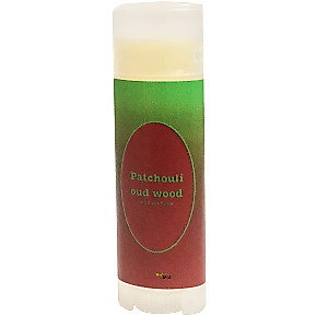 Ladybug Spot Patchouli Oud Wood Scent Natural Solid Perfume (Patchouli Oud Wood, 0.15 oz - 1 Tube)