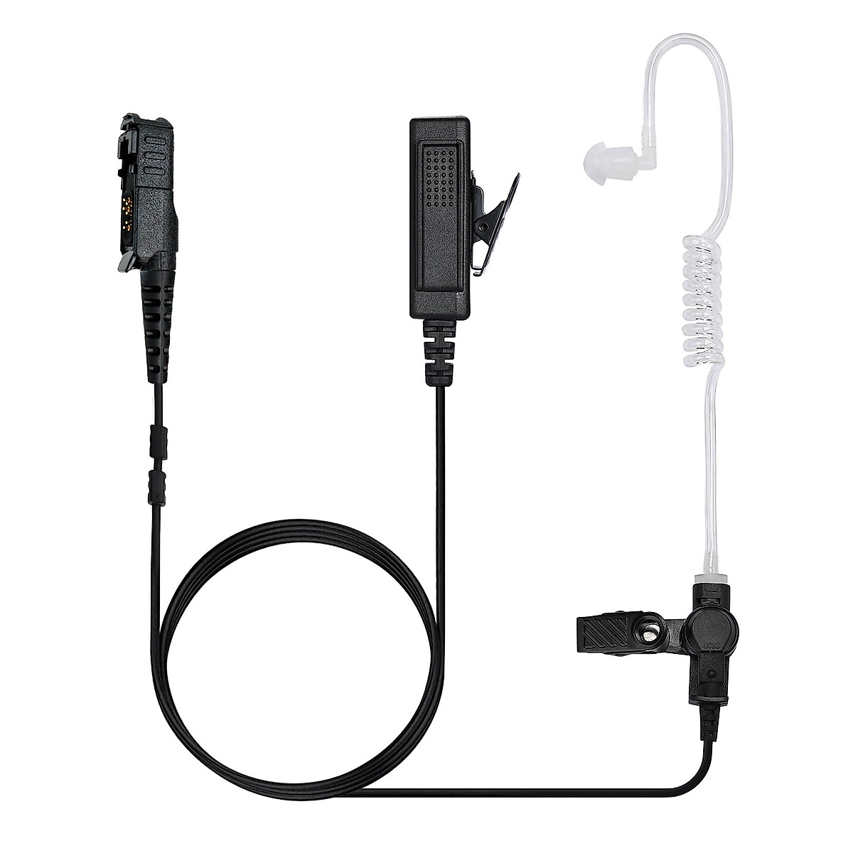 Seekingtec Motorola XPR 3500e Earpiece,XPR 3300e XPR3500 XPR3000 XPR3300 Walkie Talkie Compatible with Motorola XPR 3300 3500 3300e 3500e Two Way Radio Headset with Mic PTT Surveillance Headphone