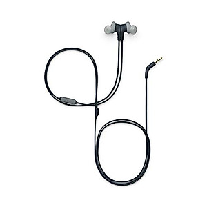 JBL Endurance RUN Sweatproof Sports In-Ear Headphones with One-Button Remote and Microphone (Black) (Renewed)