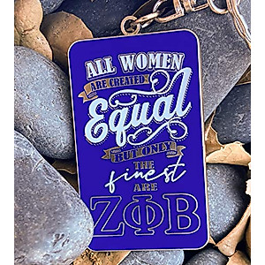 BBGreek Zeta Phi Beta Sorority Paraphernalia - Only The Finest - Keychain Gifts - Official licensed Vendor