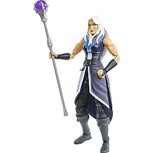 Masters of the Universe Masterverse Revelation Action Figure & Accessories, Evil-Lyn Motu Collectible with Articulation & Swappable Parts, 7-inch
