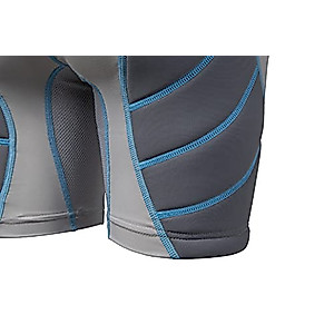 CHAMPRO Windmill Women's Sliding Short - Polyester/Spandex, Women's Medium, Grey