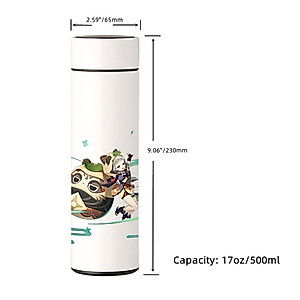 Xingqiu Barbara Thermos Cup Genshin Impact Insulated Beverage Bottle Campus Style Students Sports Water Bottles