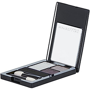 Maybelline New York Expert Wear Eyeshadow Quads, Charcoal Smokes, 0.17 oz.