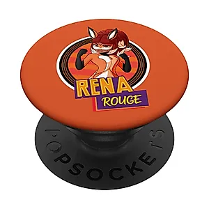 Miraculous Ladybug Orange Collection Rena Rouge badge PopSockets Swappable PopGrip