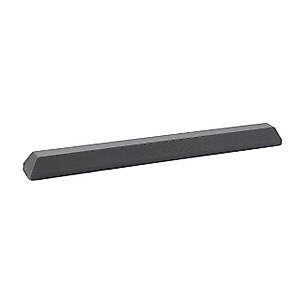 Teak Tuning Fingerboard Straight Poly Ramp - 7" Straight Parking Curb in Concrete Grey Colorway