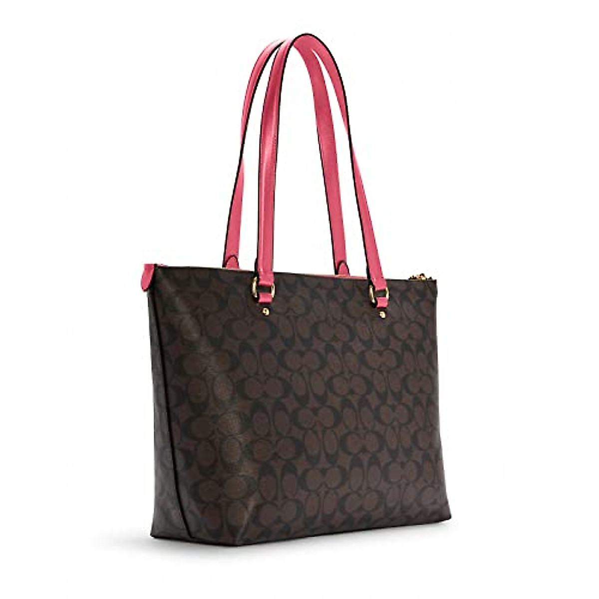 Coach Gallery Tote Shoulder Bag, Brn/Watermelon