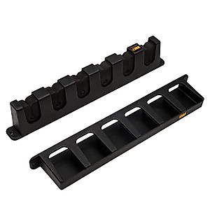 kaba Fishing Rod Holder for Garage Wall Mounted Fishing Pole Rack Vertical Storage 6 Rods Fishing Rod Rack